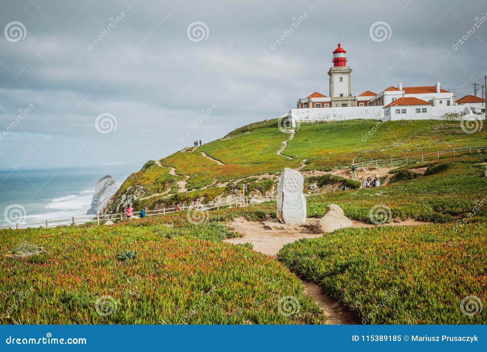 Lighthouse of Cabo Da Roca Portugal Editorial Image - Image of european ...