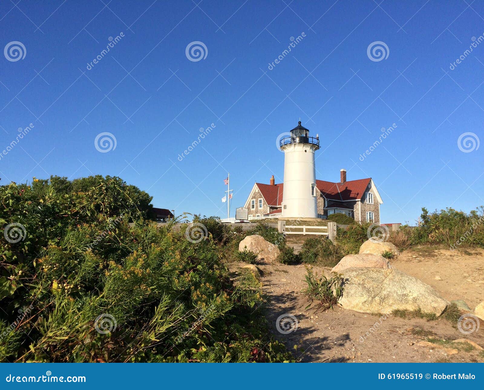Lighthouse Cap Cod Cape Code New England Stock Image - Image of white ...