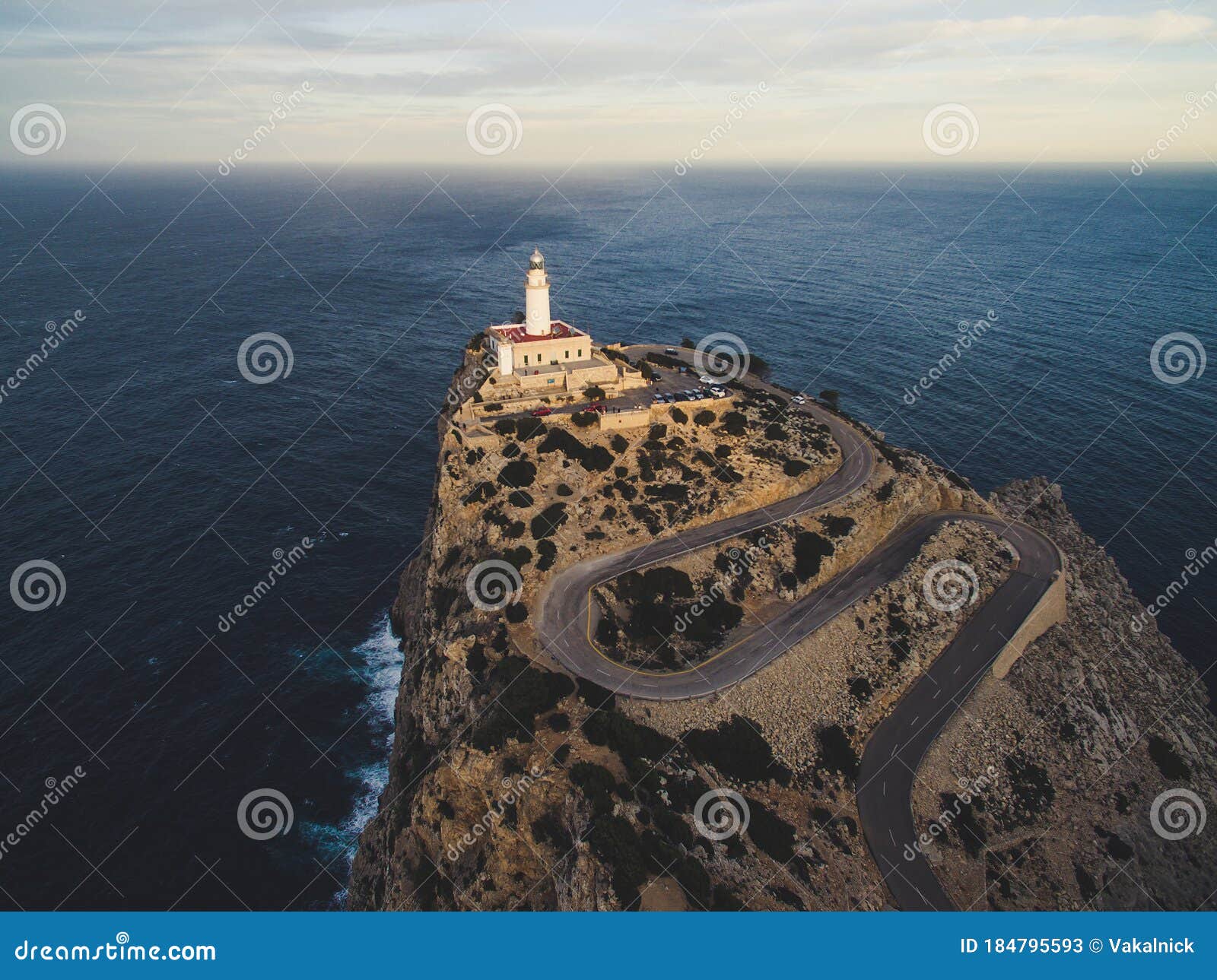 Lighthouse of Cap De Formentor Mallorca Spain Around Sunset Stock Image ...