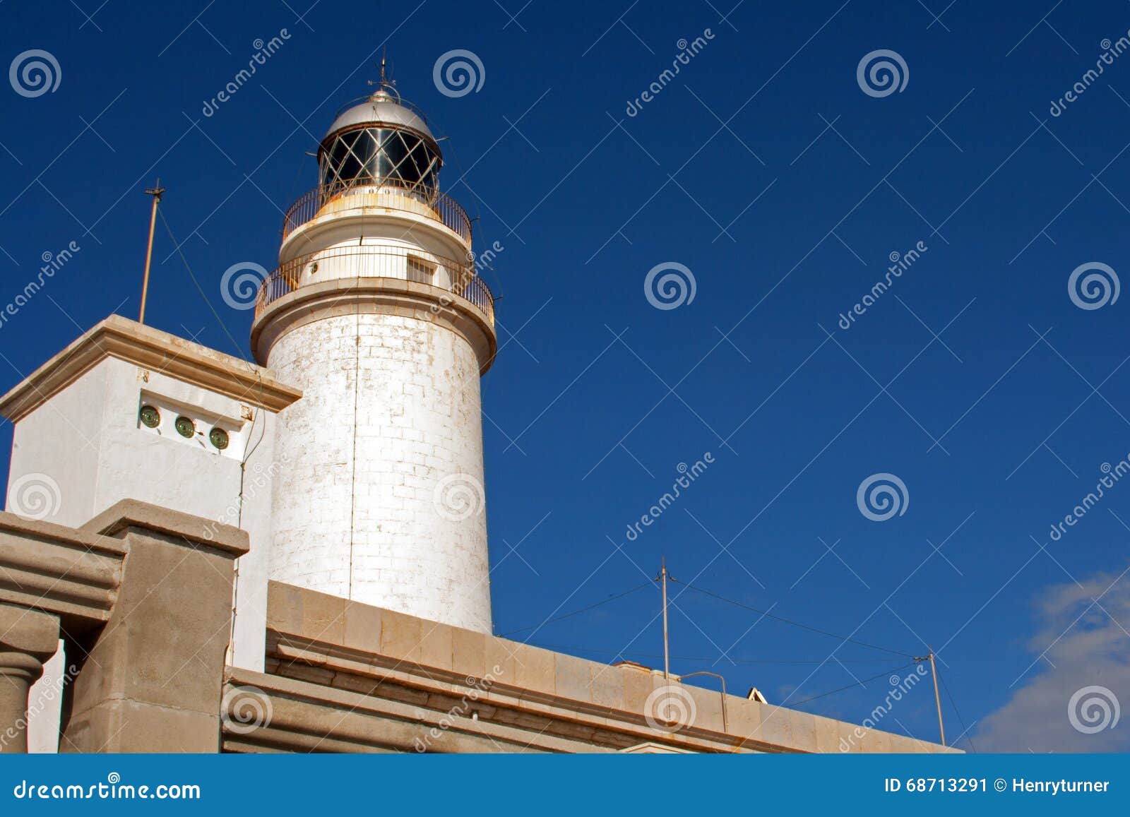 Lighthouse on Cap De Formentor Peninsula on Majorca Spain Stock Image ...
