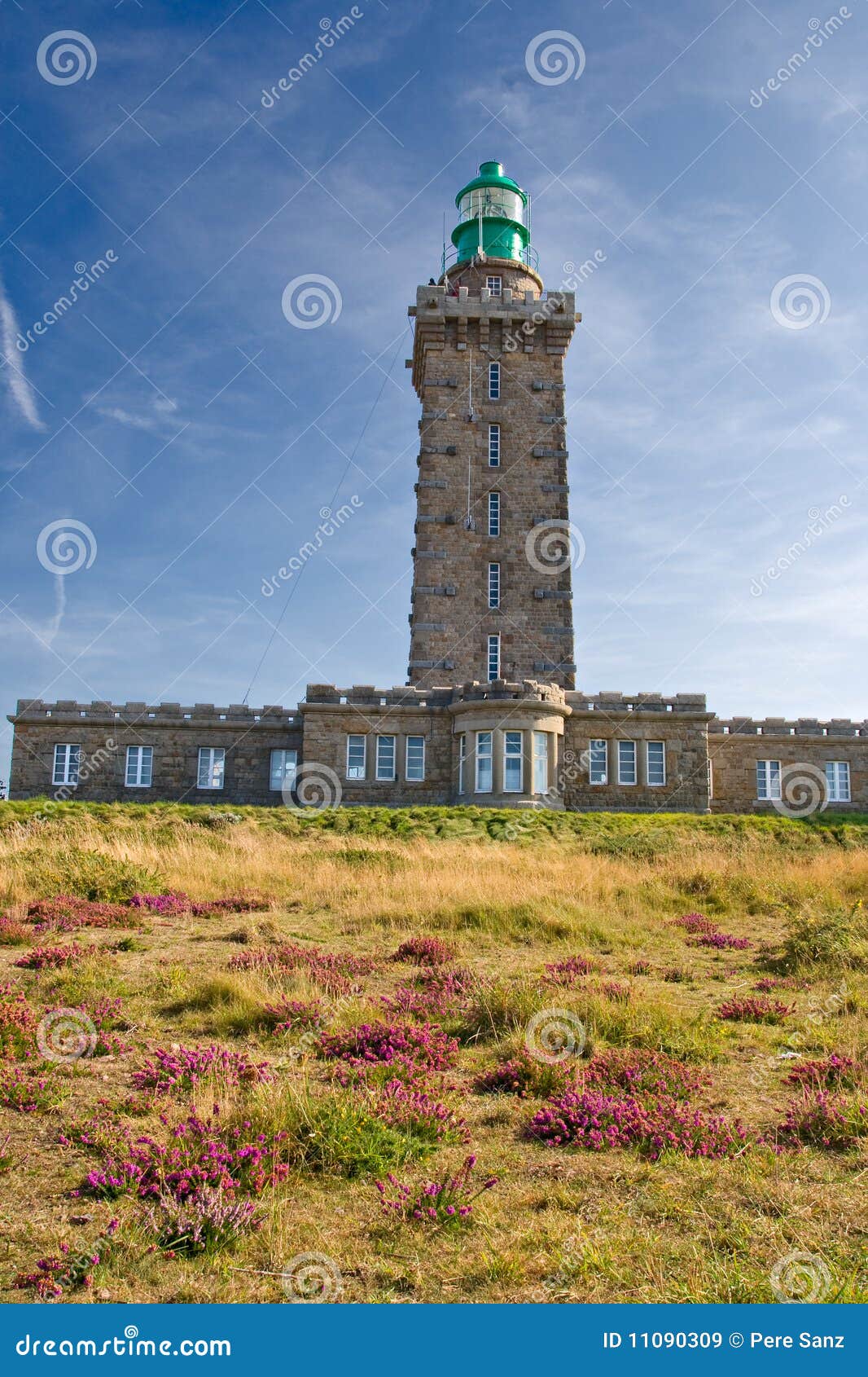Lighthouse in Cap Frehel, Brittany, France Stock Image - Image of light ...