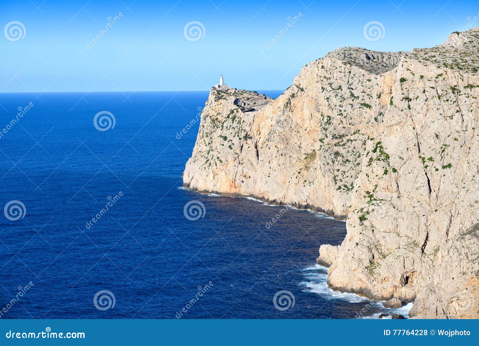 Lighthouse on the Cape Formentor on the Island of Majorca Stock Photo ...