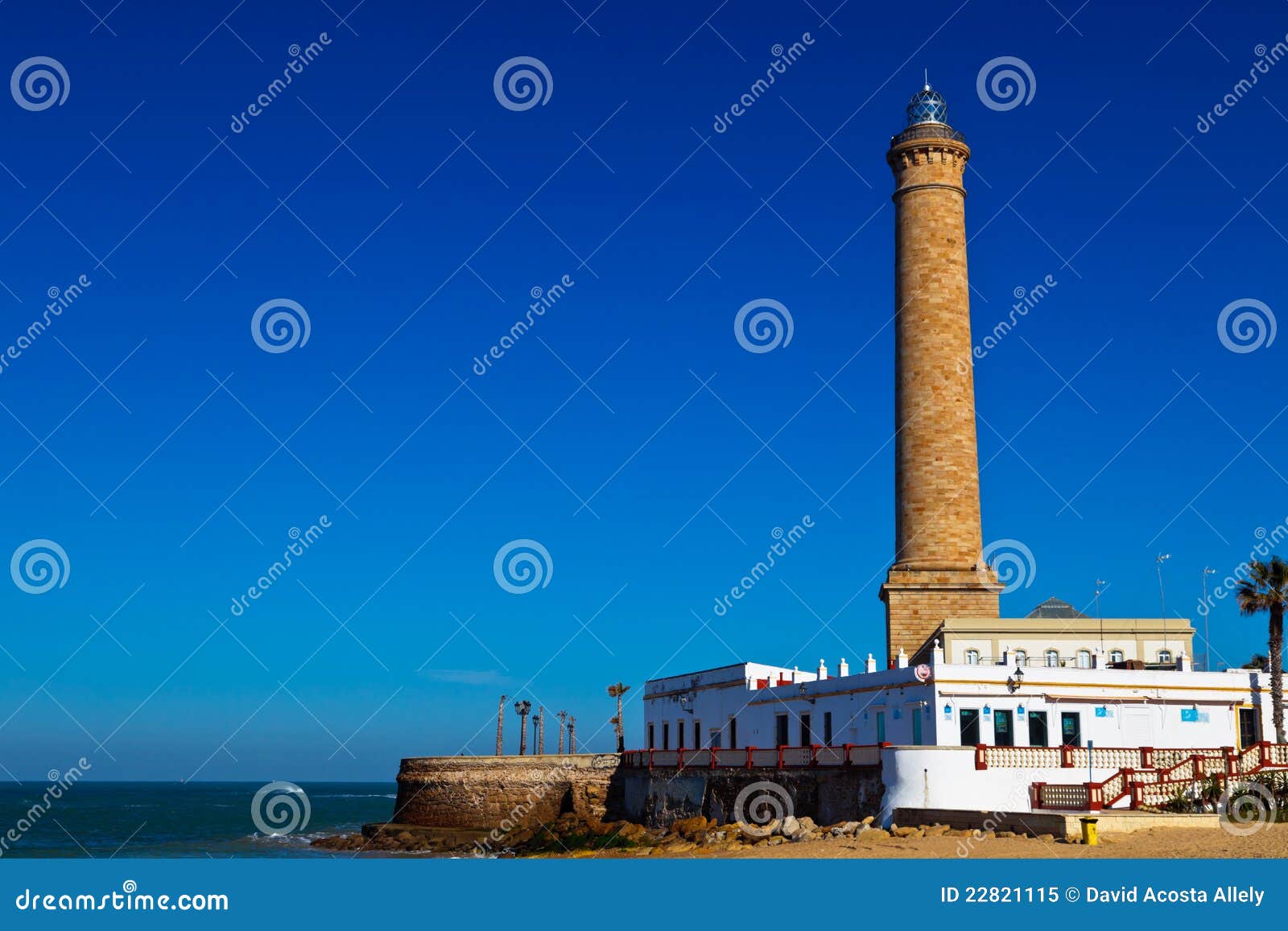 Lighthouse of Chipiona, Cadiz Stock Image - Image of andalusia ...