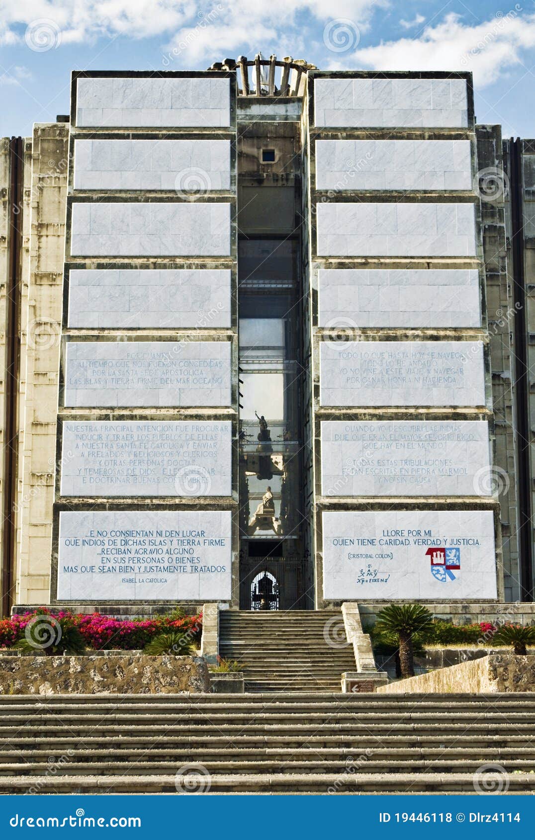 Lighthouse of Christopher Columbus Editorial Stock Photo - Image of ...