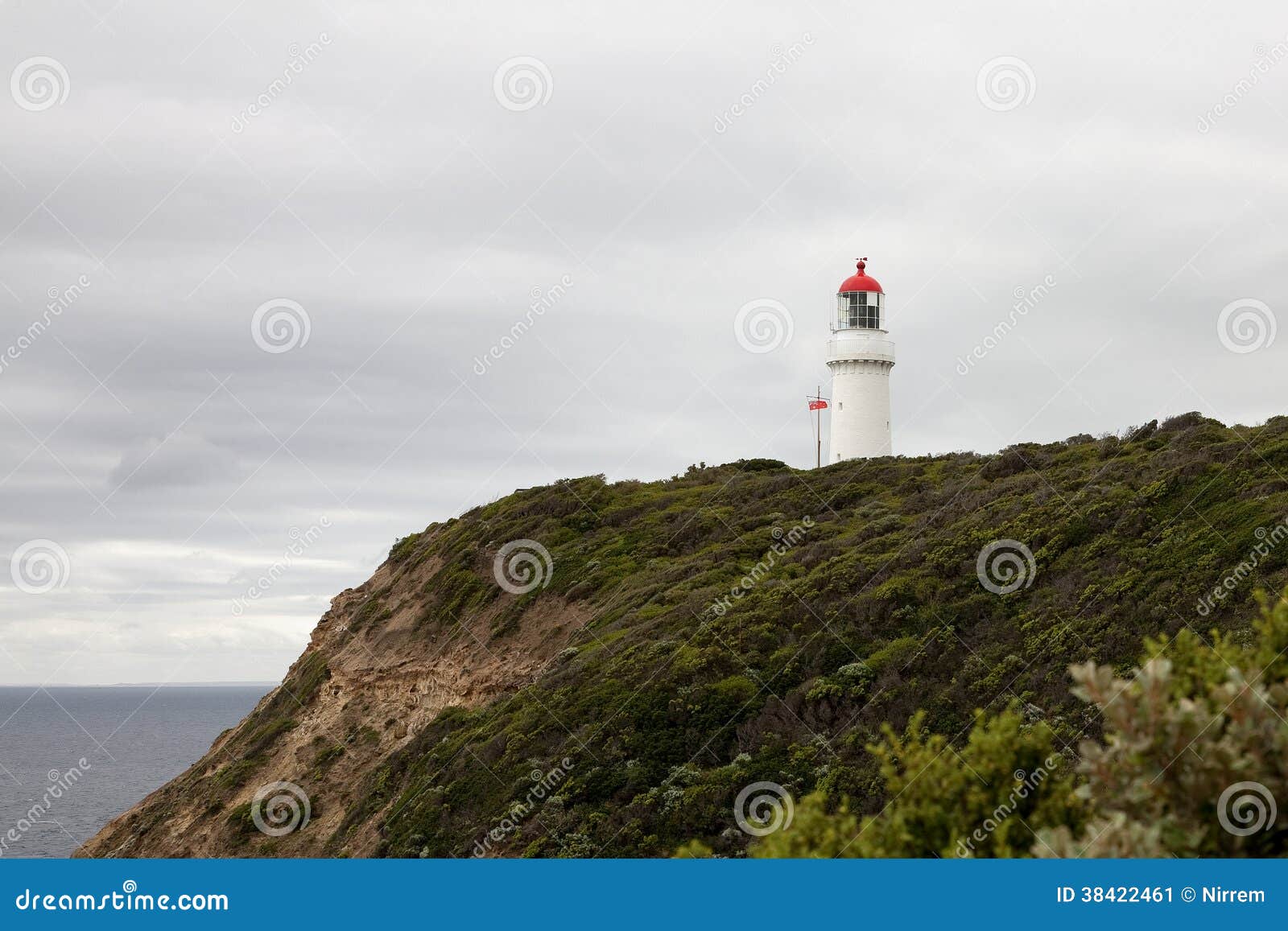 Lighthouse on Cliff stock image. Image of safety, beacon - 38422461