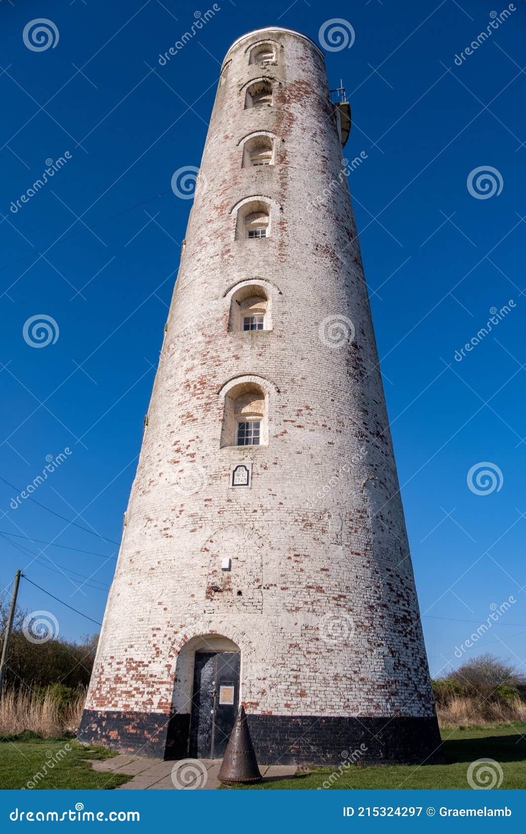 The Lighthouse on the Coast Leasowe Wirral April 2021 Stock Image ...