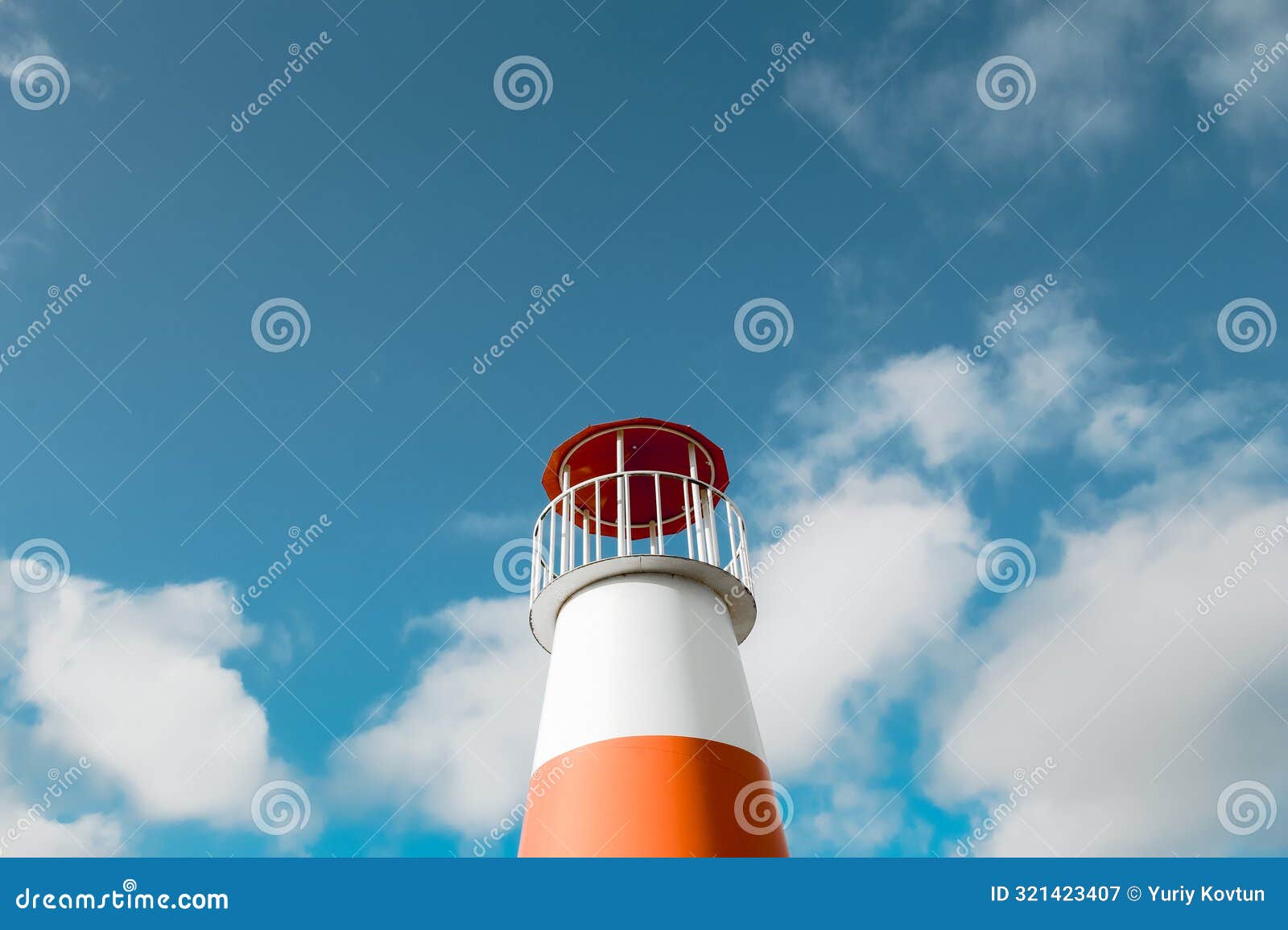 Lighthouse Coast Lighting Signpost Path Navigation Map Stock Image ...
