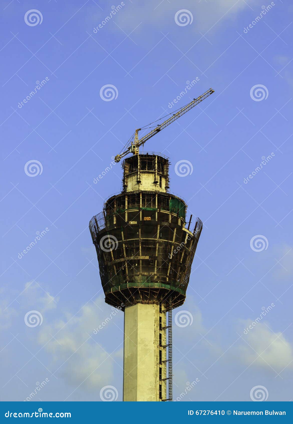 Lighthouse during Construction Stock Photo - Image of site, lighthouse ...