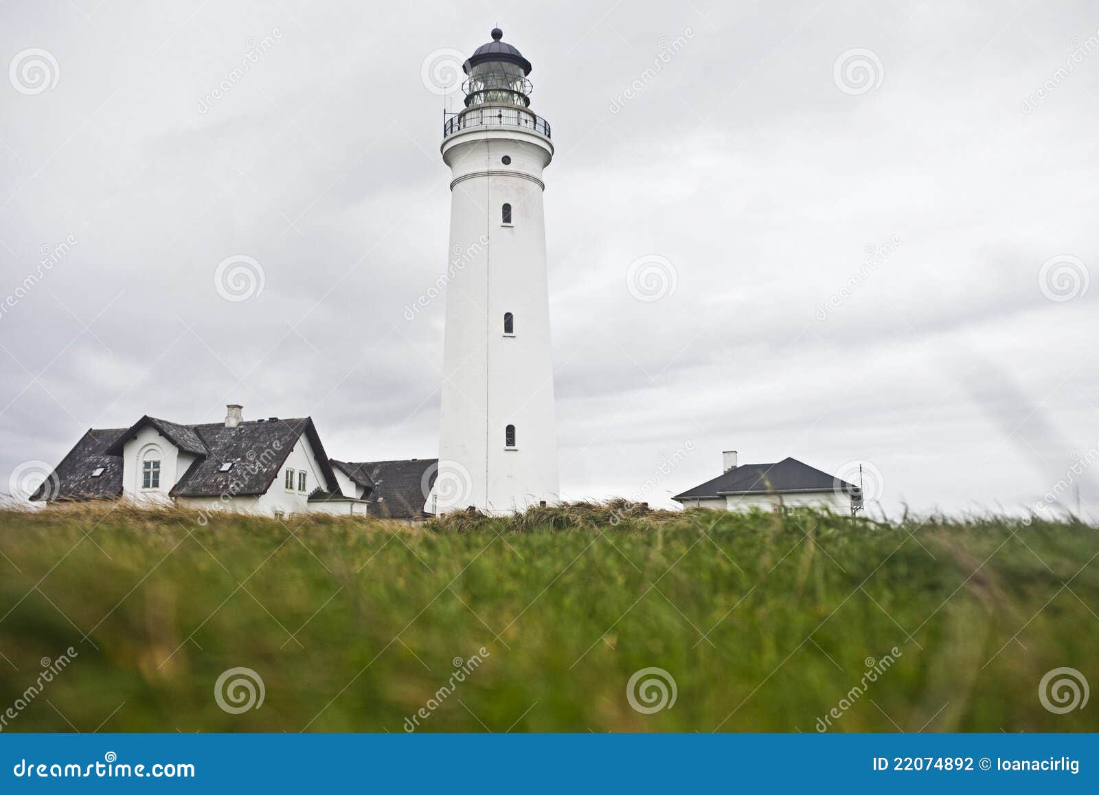 Lighthouse in Denmark stock photo. Image of fishing, lighthouse - 22074892