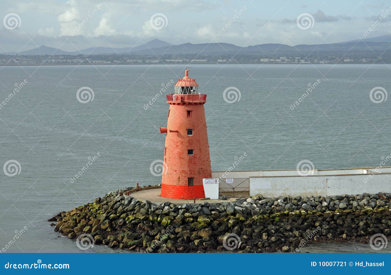Lighthouse in Dublin, Ireland Stock Image - Image of tall, light: 10007721