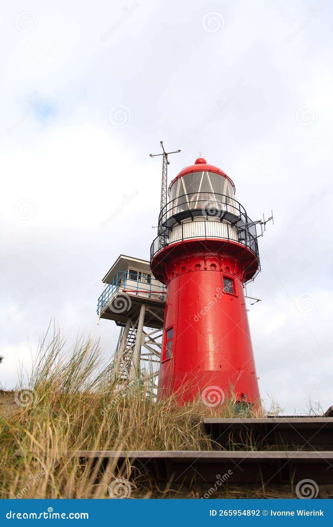 Lighthouse on Dutch Vlieland Stock Photo - Image of culture, coastline ...