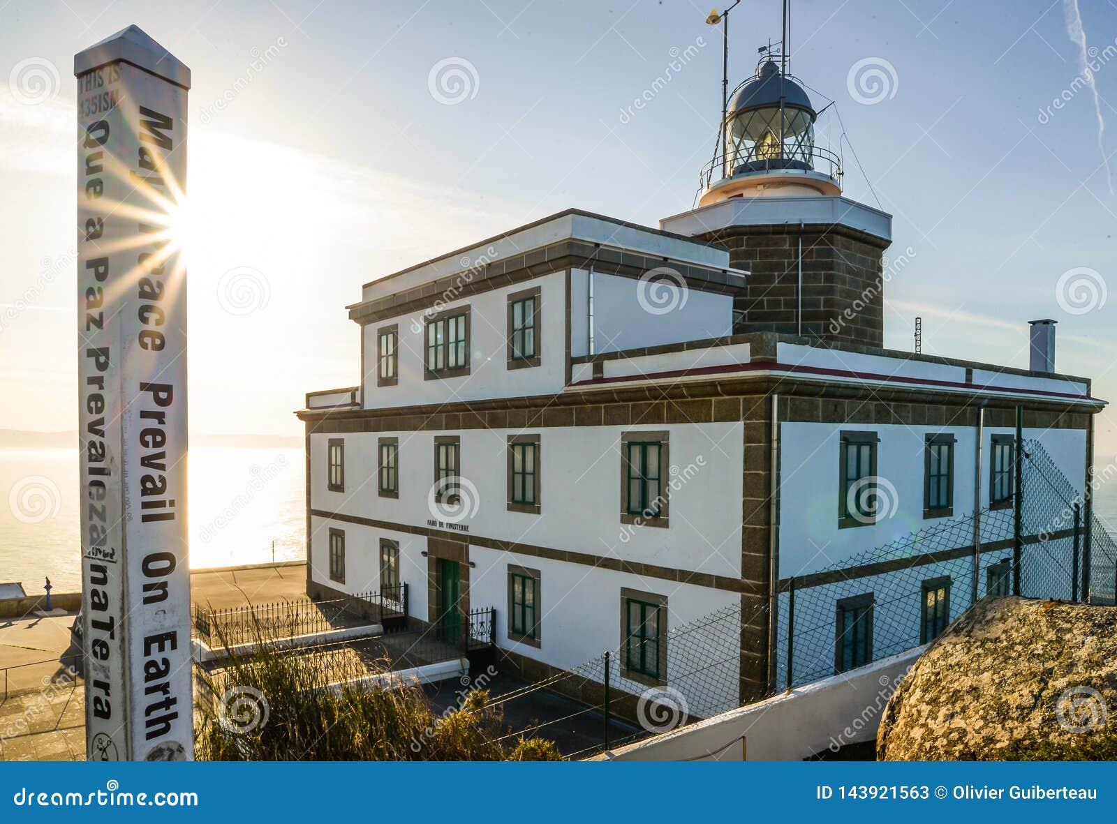 The Lighthouse at the End of the World Editorial Stock Photo - Image of ...