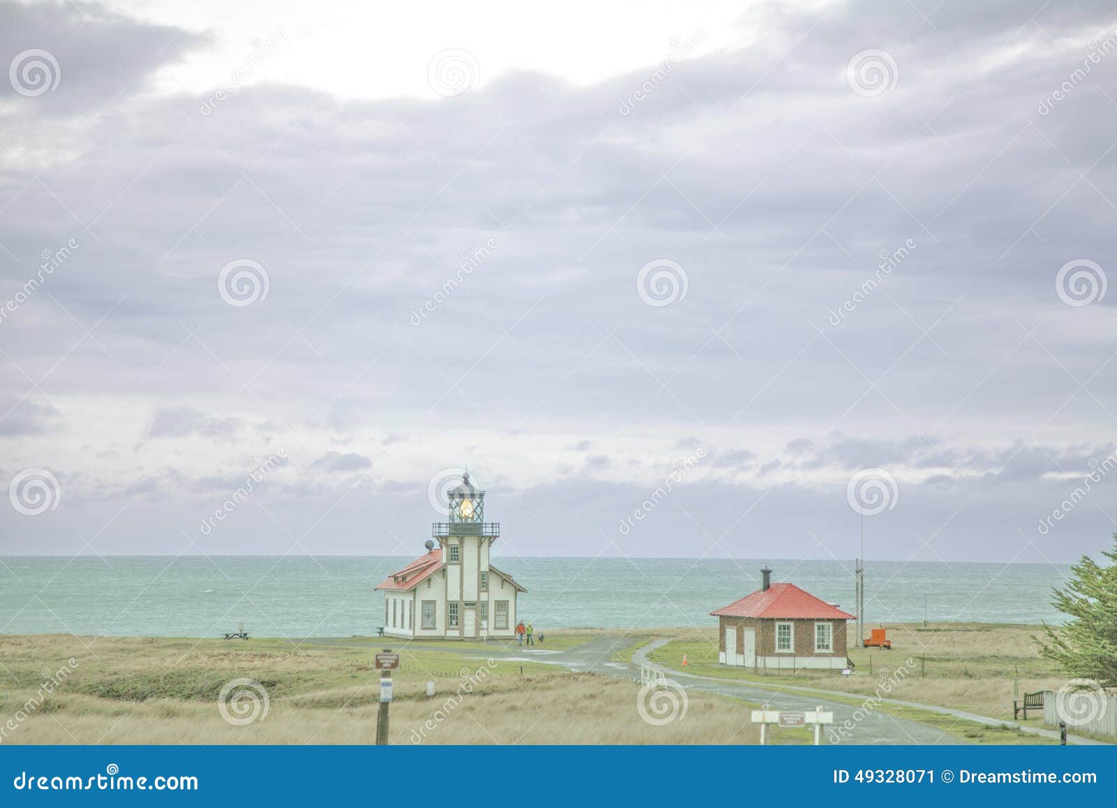 LIGHTHOUSE stock image. Image of winter, lighthouse, landmark - 49328071