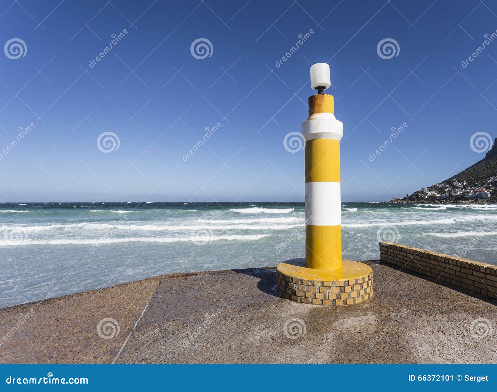 Lighthouse In Fish Hoek Royalty-Free Stock Photography | CartoonDealer ...