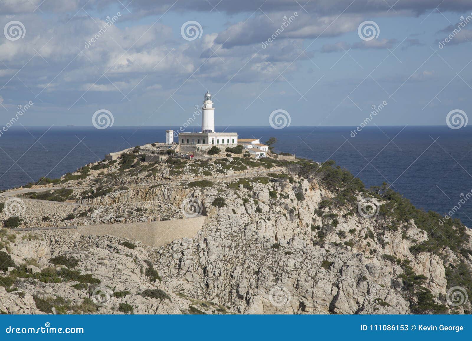 Lighthouse at Formentor; Majorca Stock Image - Image of tramuntana ...