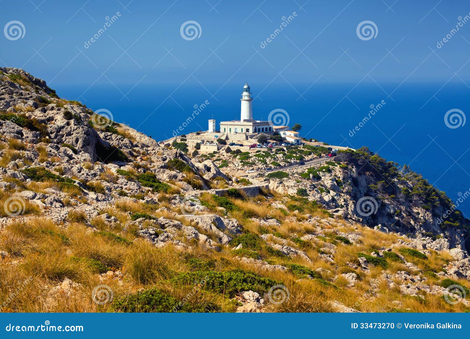 Lighthouse Formentor stock photo. Image of coast, formentor - 33473270