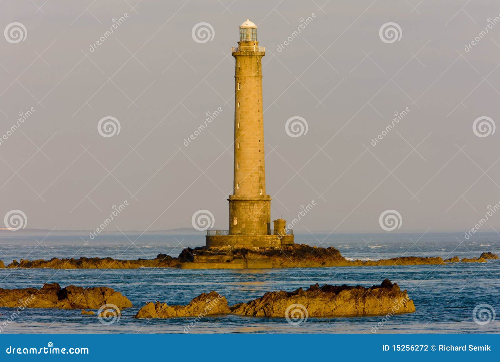 Lighthouse in France stock photo. Image of oceans, atlantic - 15256272