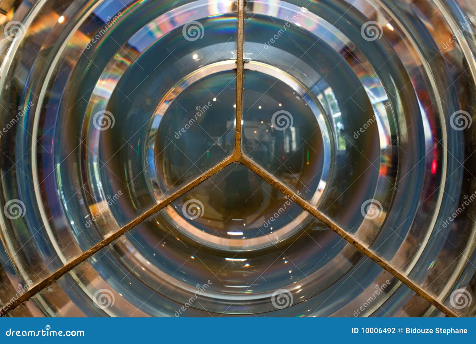 Lighthouse fresnel lens stock photo. Image of science - 10006492