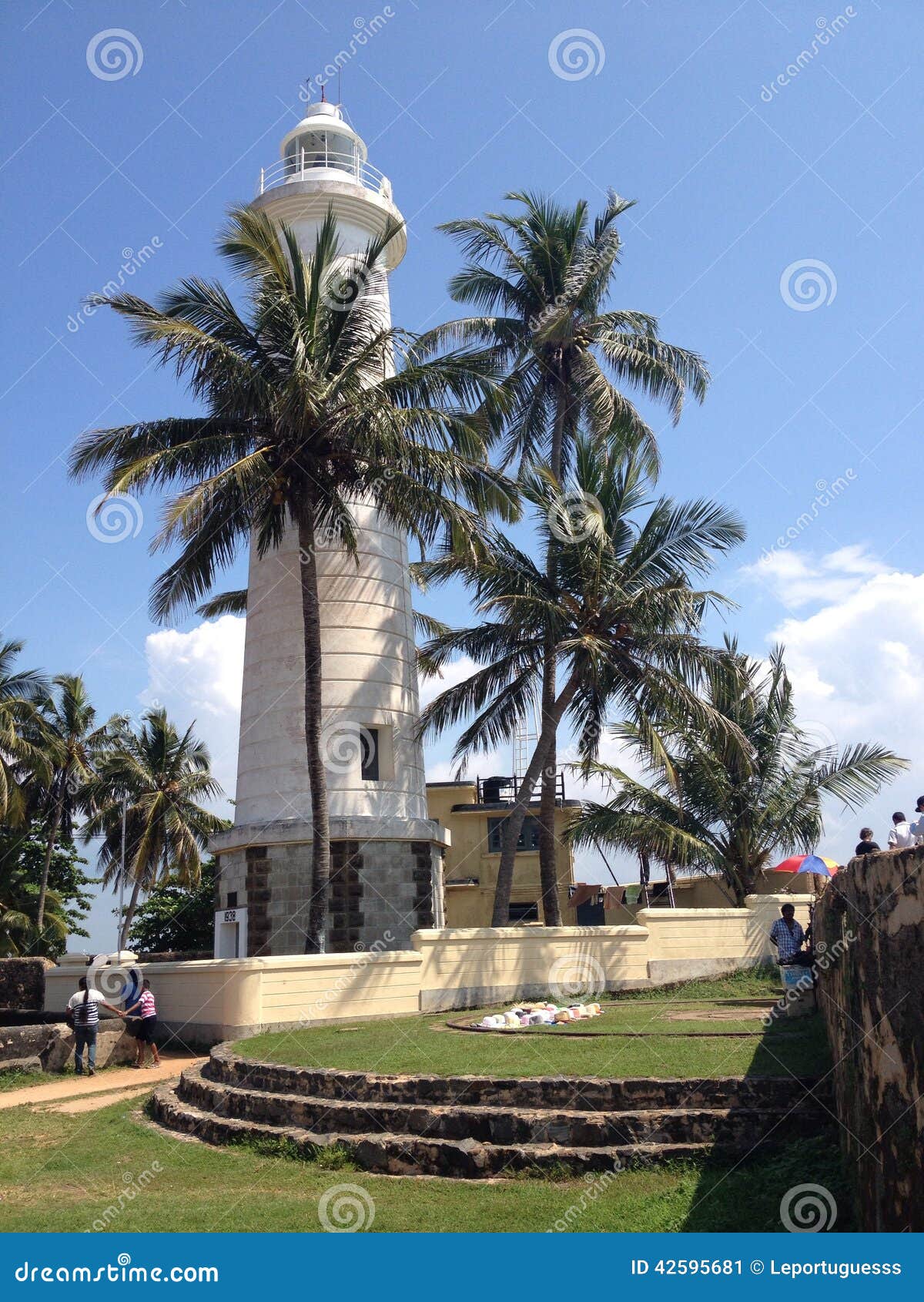 Lighthouse in Gale editorial photo. Image of ceylan, paradise - 42595681