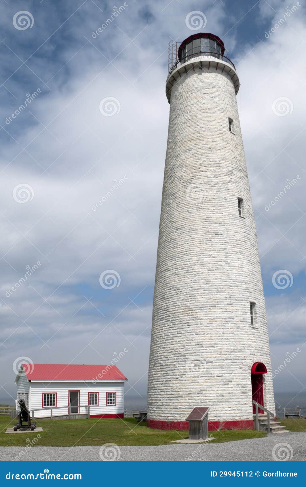 Gaspe Lighthouse stock photo. Image of rest, canada, national - 29945112