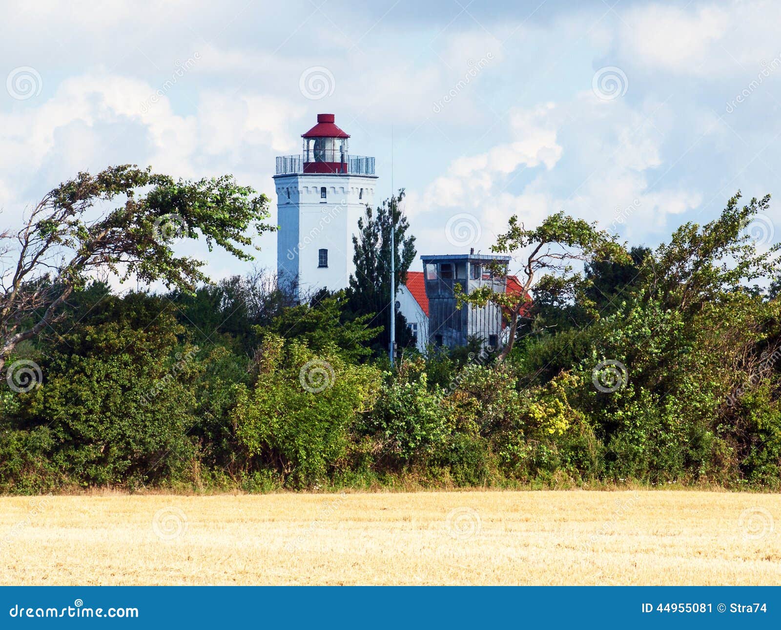Lighthouse in Gedser, Denmark Stock Image - Image of country, land ...