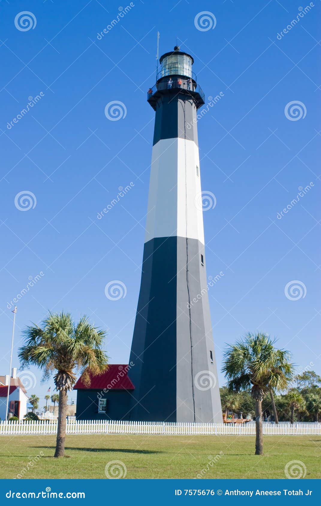 Lighthouse (Georgia) stock photo. Image of historic, tourism - 7575676