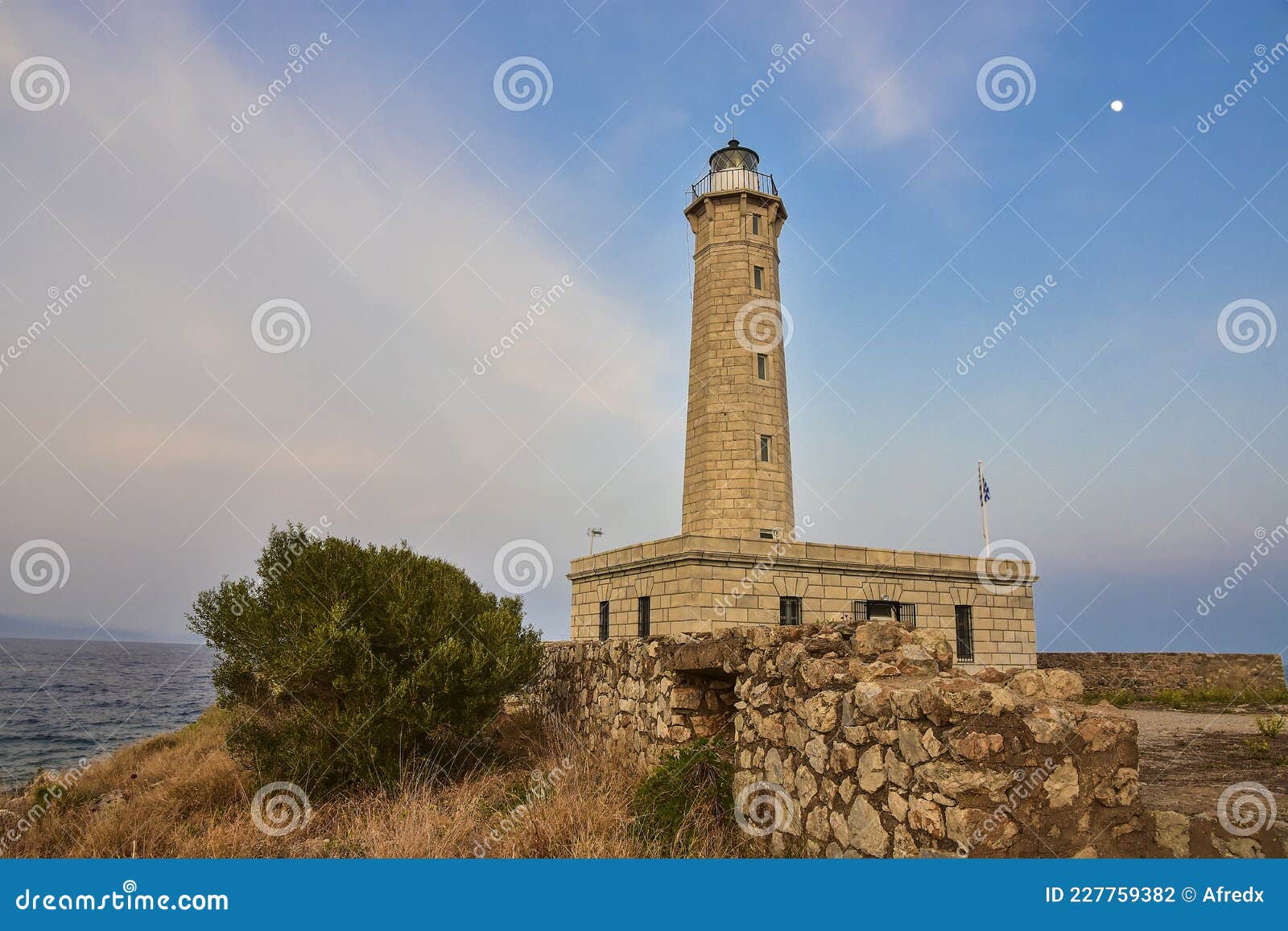 Lighthouse in Gythion, Greece Stock Photo - Image of landmark, europe ...