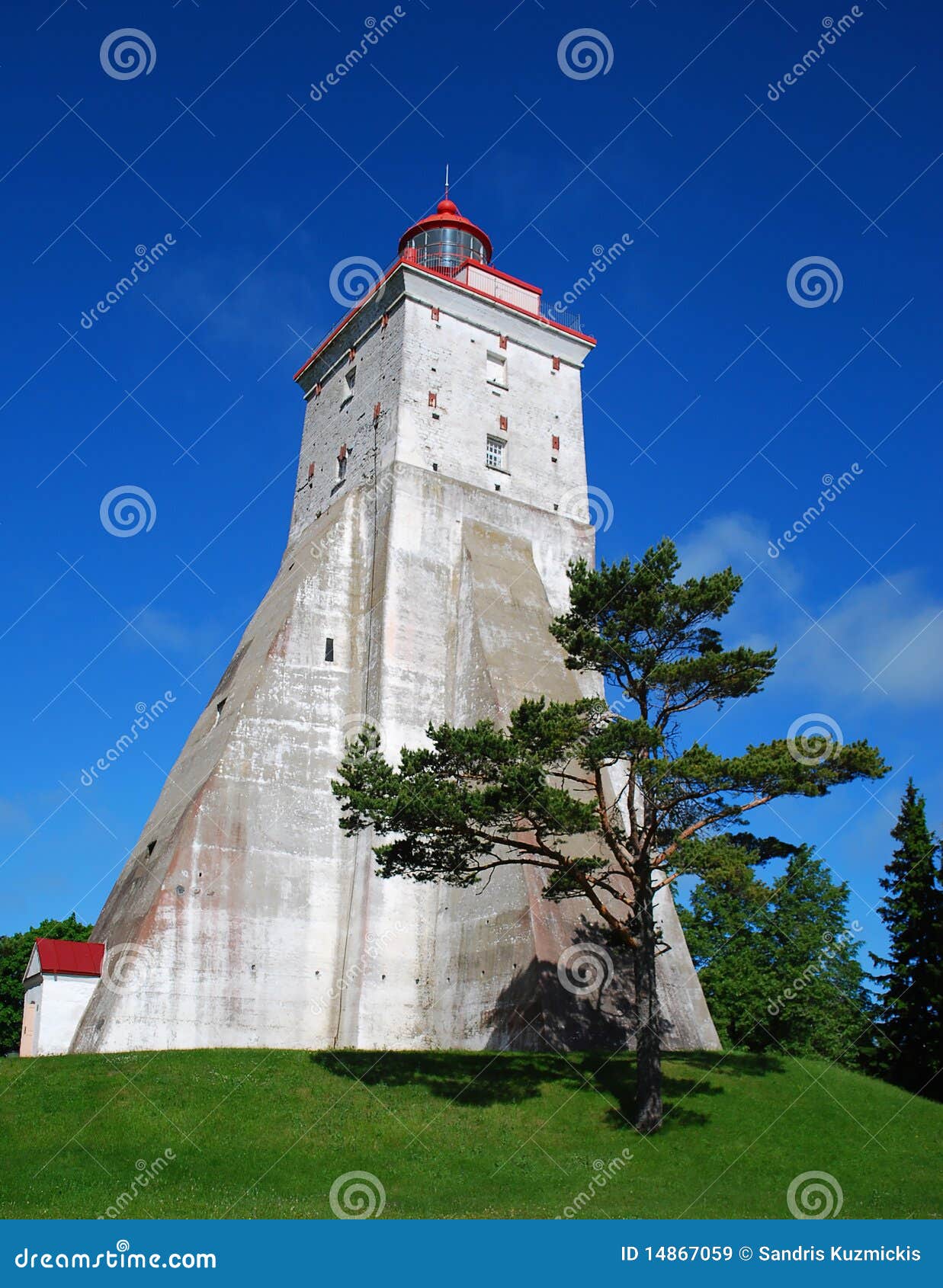 Lighthouse at Hiiumaa stock image. Image of guard, historical - 14867059