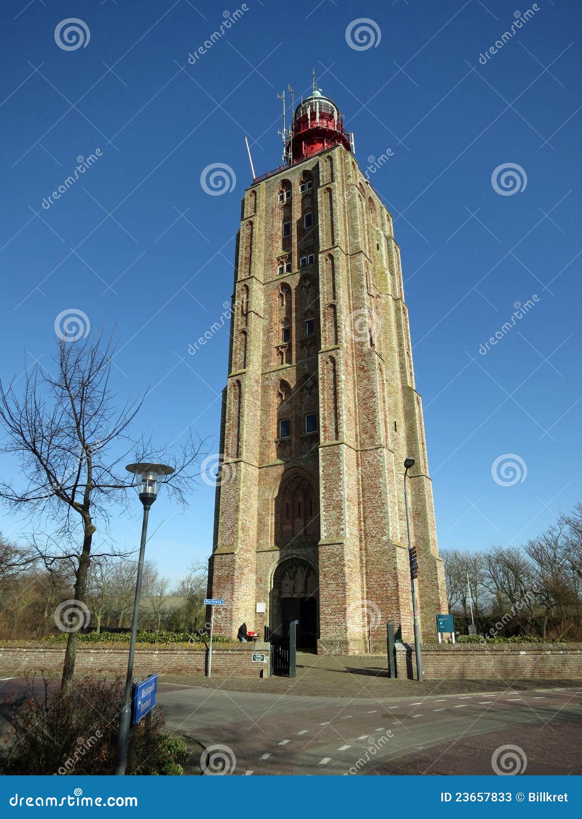 Lighthouse in Holland editorial stock photo. Image of space - 23657833