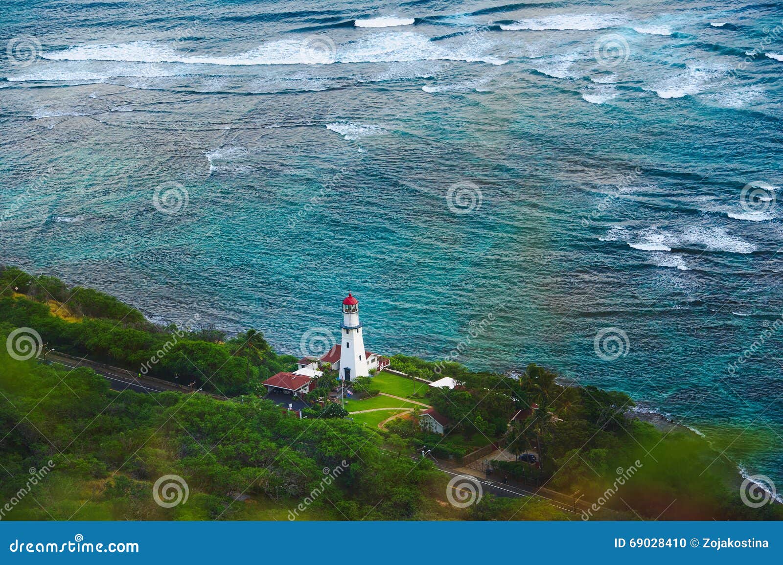 Lighthouse, Honolulu Hawaii Stock Photo - Image of holiday, oahu: 69028410