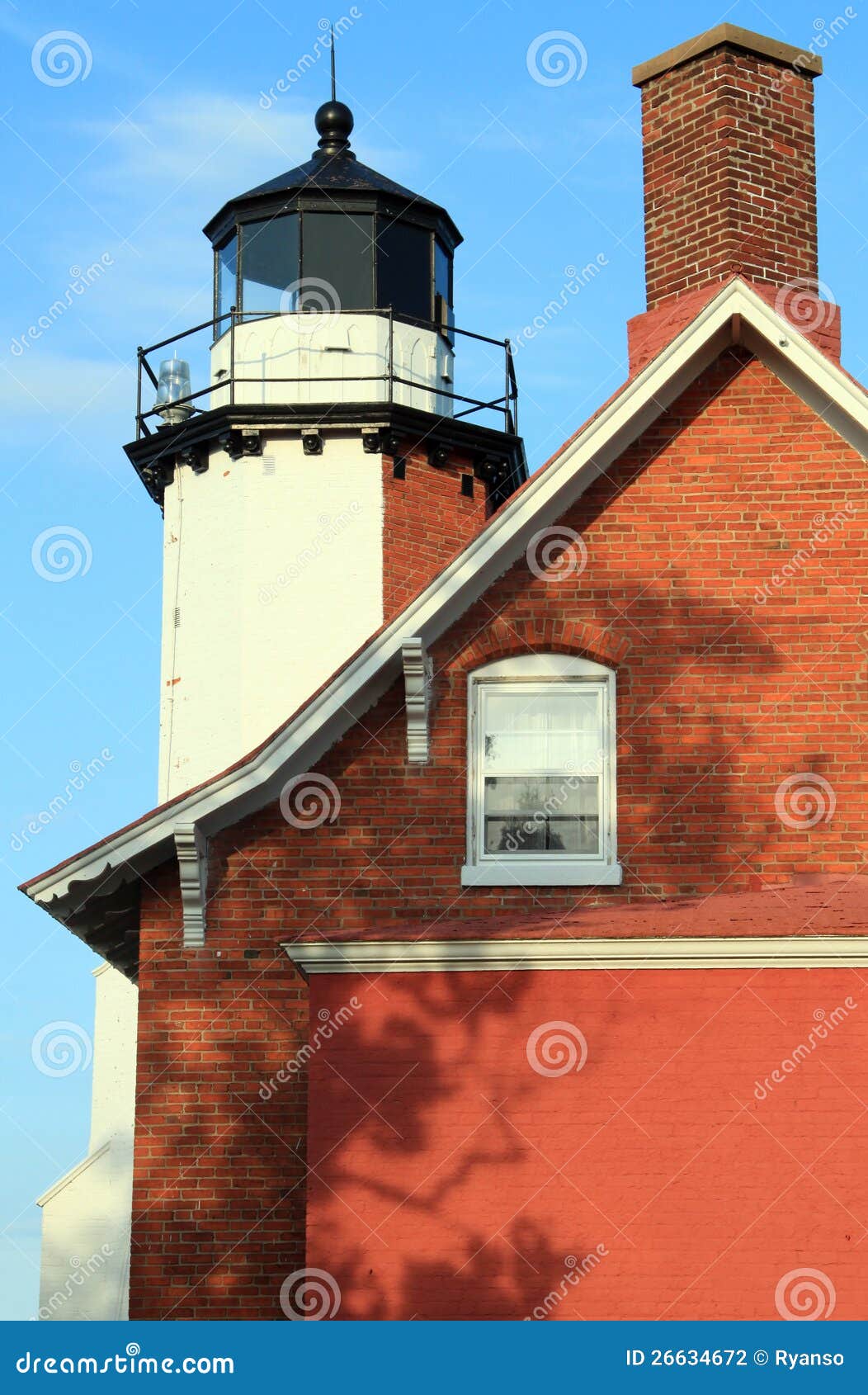 Lighthouse and house stock photo. Image of building, landscape - 26634672