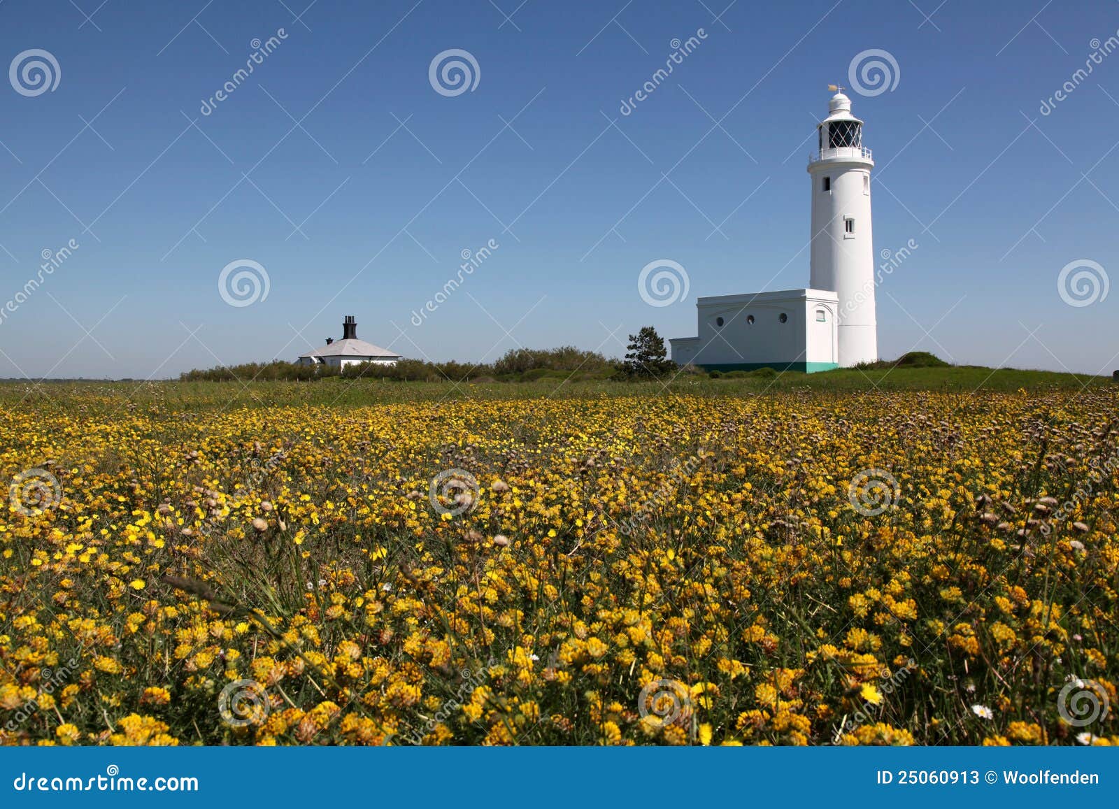 Lighthouse at Hurst castle stock image. Image of lifesaving - 25060913