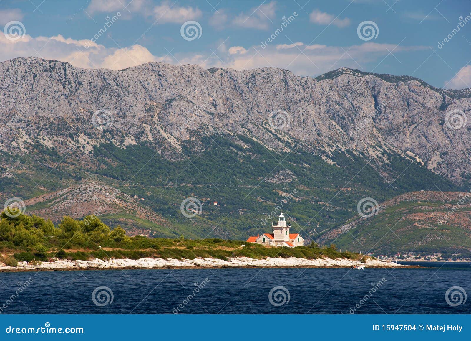 Lighthouse on Hvar, Croatia Stock Photo - Image of croatia, lighthouse ...