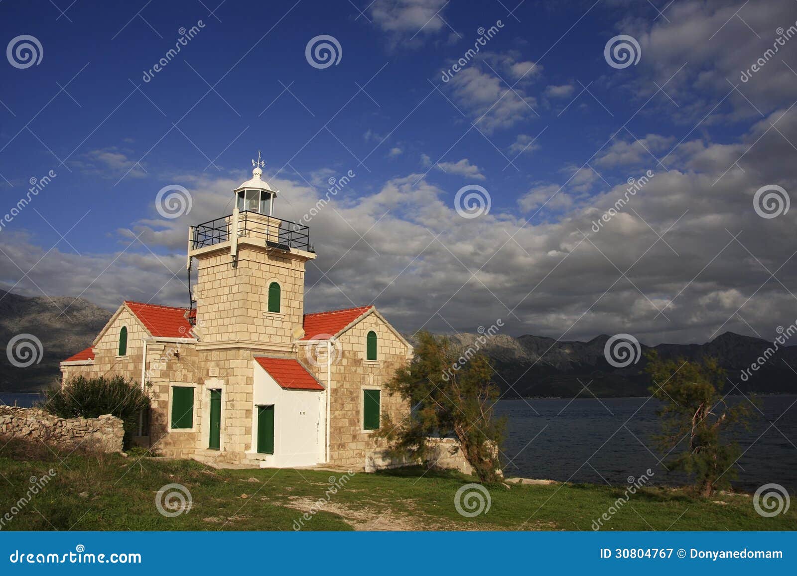 Lighthouse on Hvar Island, Croatia Stock Image - Image of coast ...