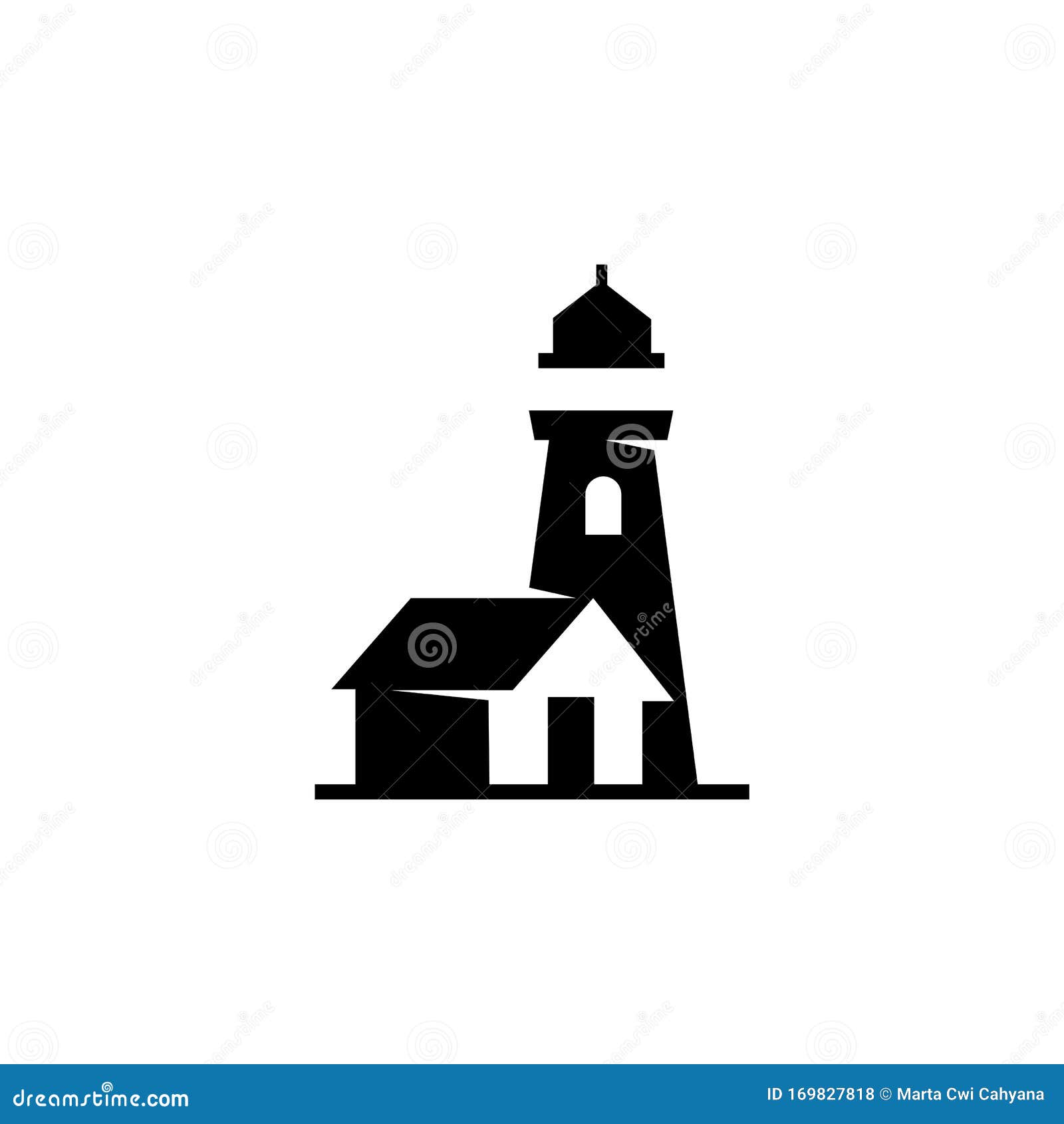 Lighthouse Icon. Simple Illustration of Lighthouse Vector Icon for Web ...