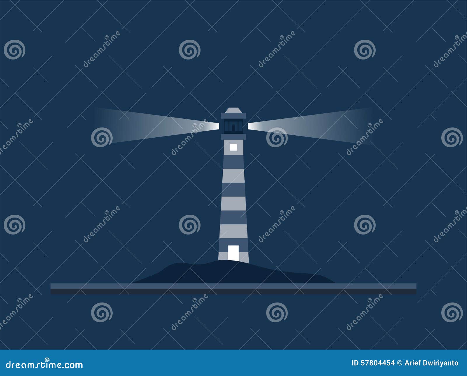 Lighthouse Illustration stock vector. Illustration of company - 57804454