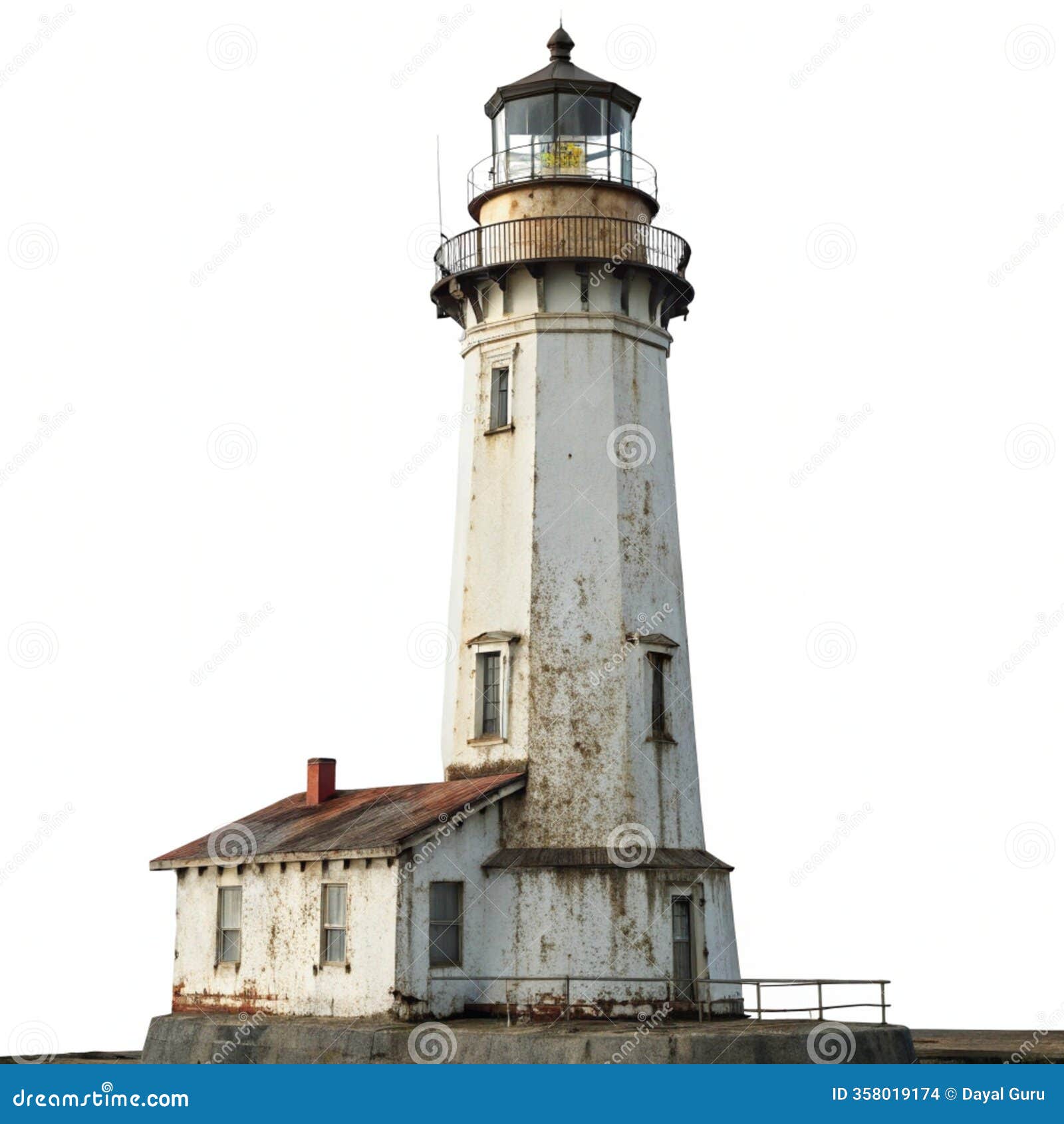 Lighthouse on Transparent Background Stock Illustration - Illustration ...
