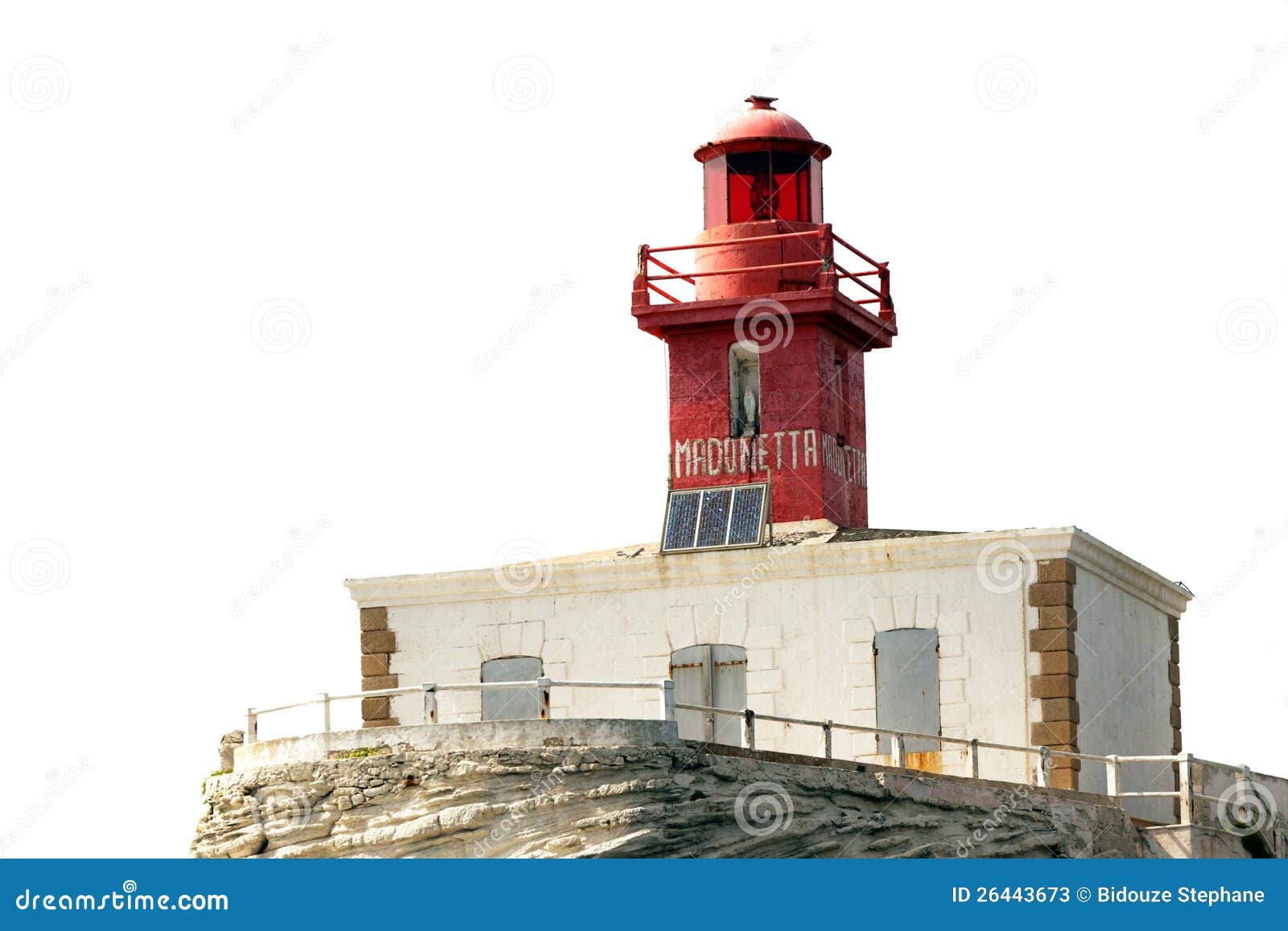 Lighthouse Isolated on White Stock Image - Image of europe, tourism ...