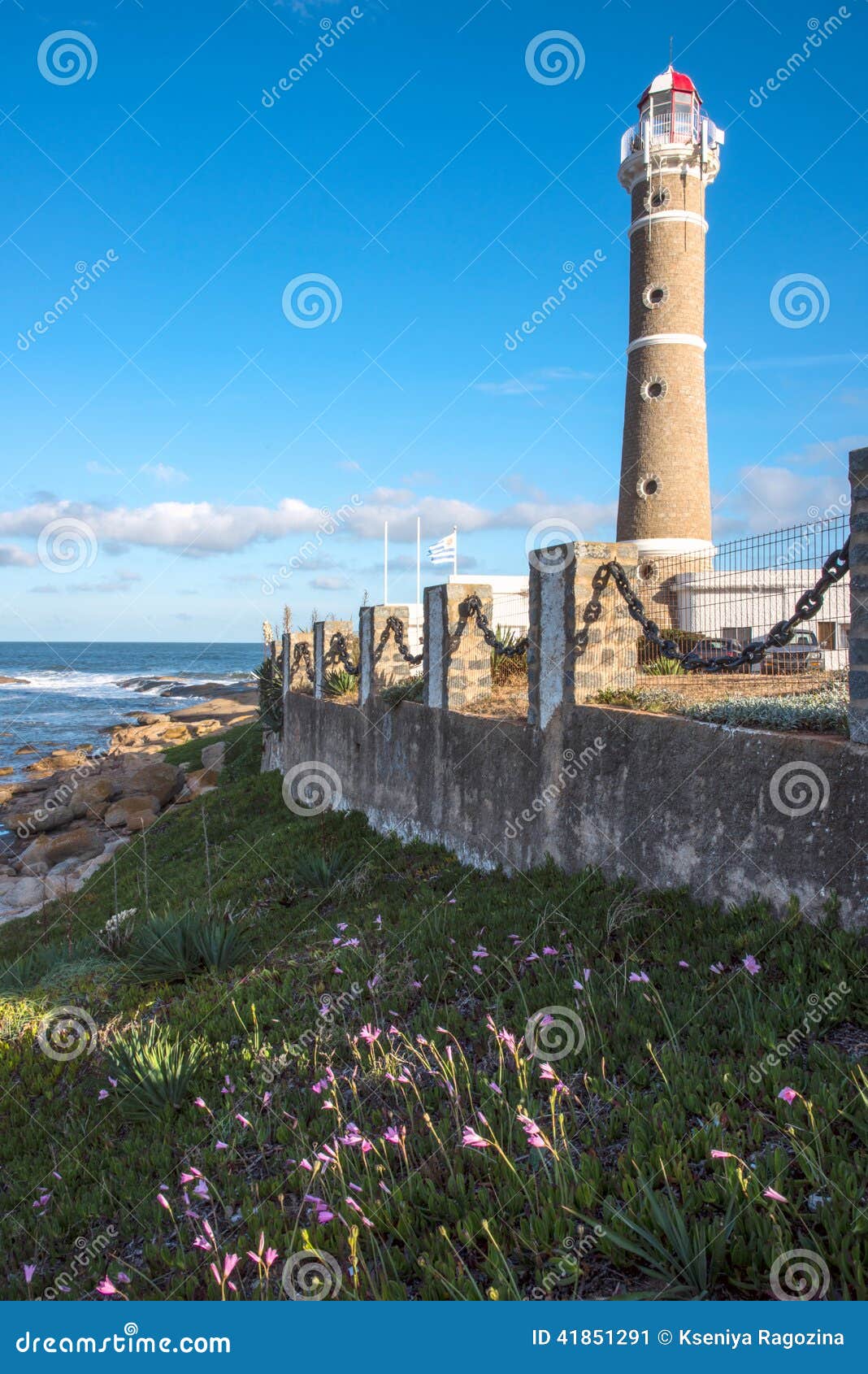 Lighthouse in Jose Ignacio, Uruguay Stock Image - Image of coastline ...