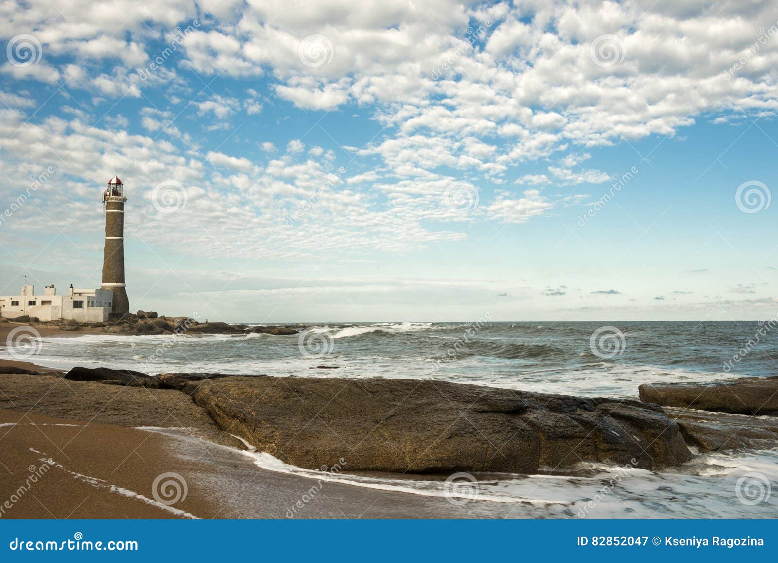 Lighthouse in Jose Ignacio, Uruguay Stock Image - Image of ignacio ...