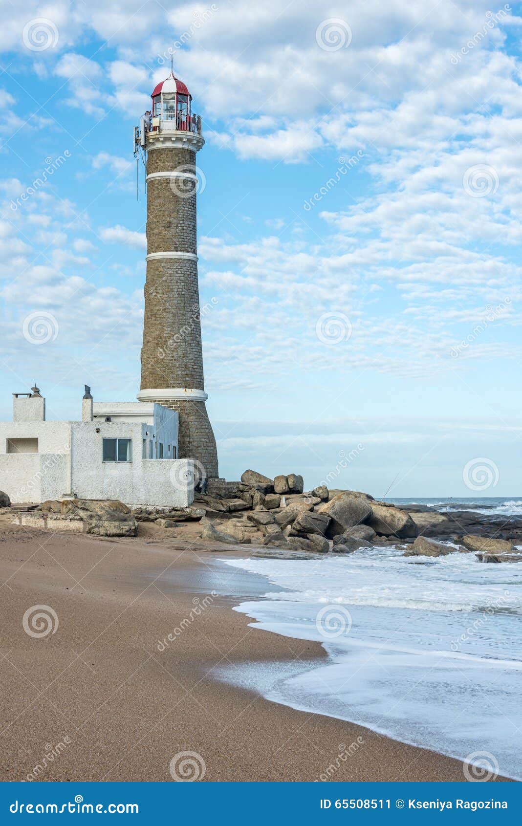 Lighthouse in Jose Ignacio, Uruguay Stock Image - Image of jose, latin ...
