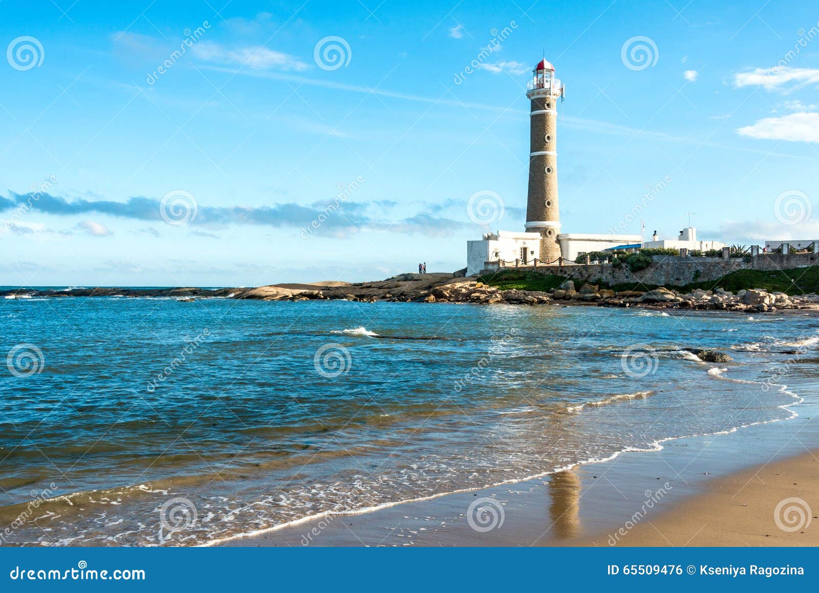 Lighthouse in Jose Ignacio, Uruguay Stock Photo - Image of horizontal ...