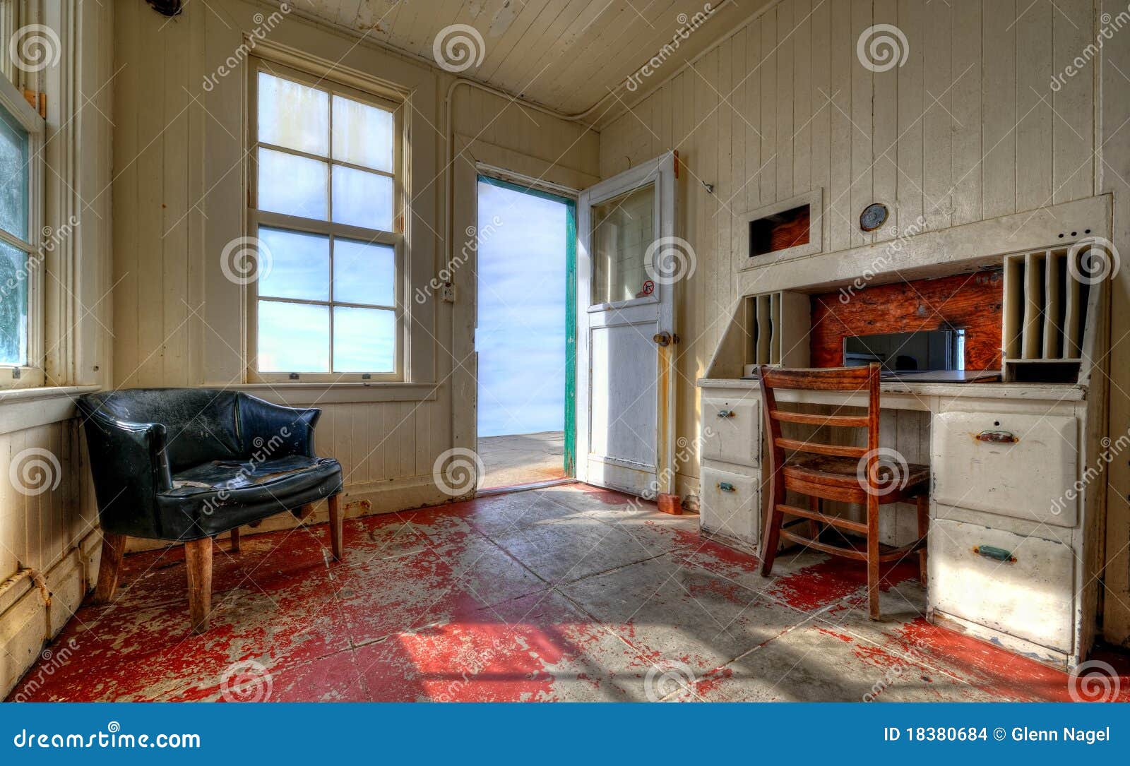 Lighthouse keeper s room stock photo. Image of vintage - 18380684