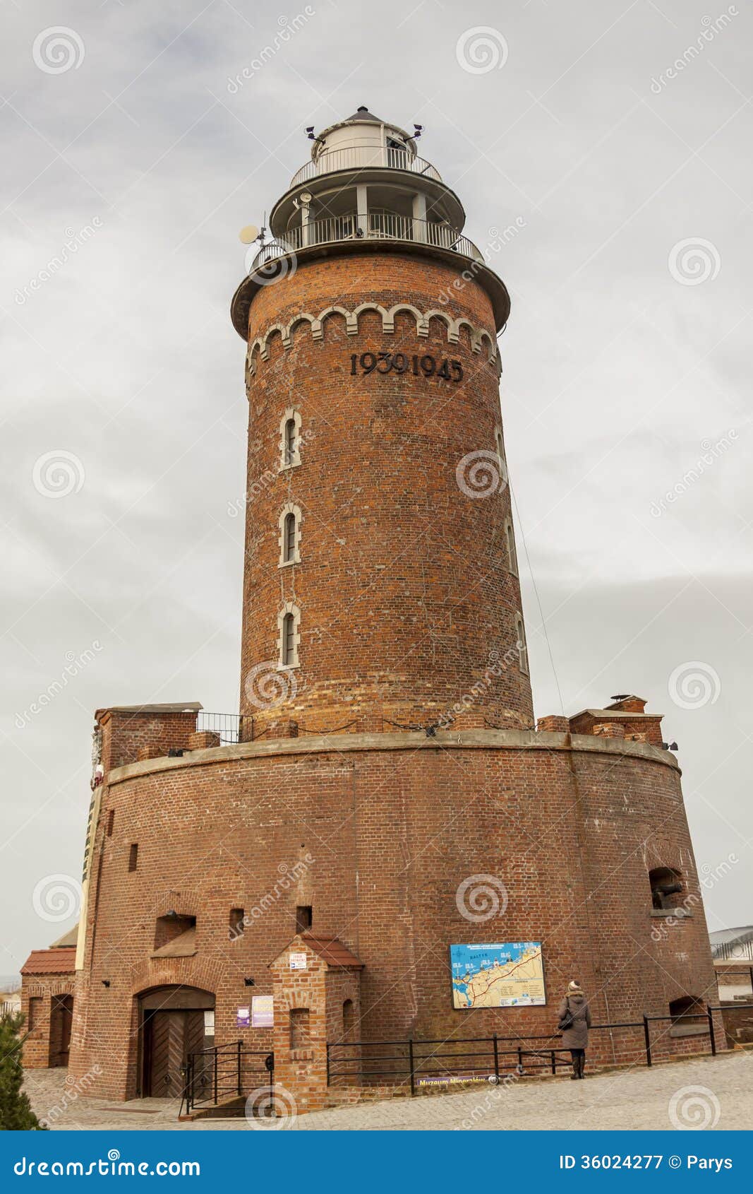 Lighthouse in Kolobrzeg - Poland. Stock Image - Image of architecture ...