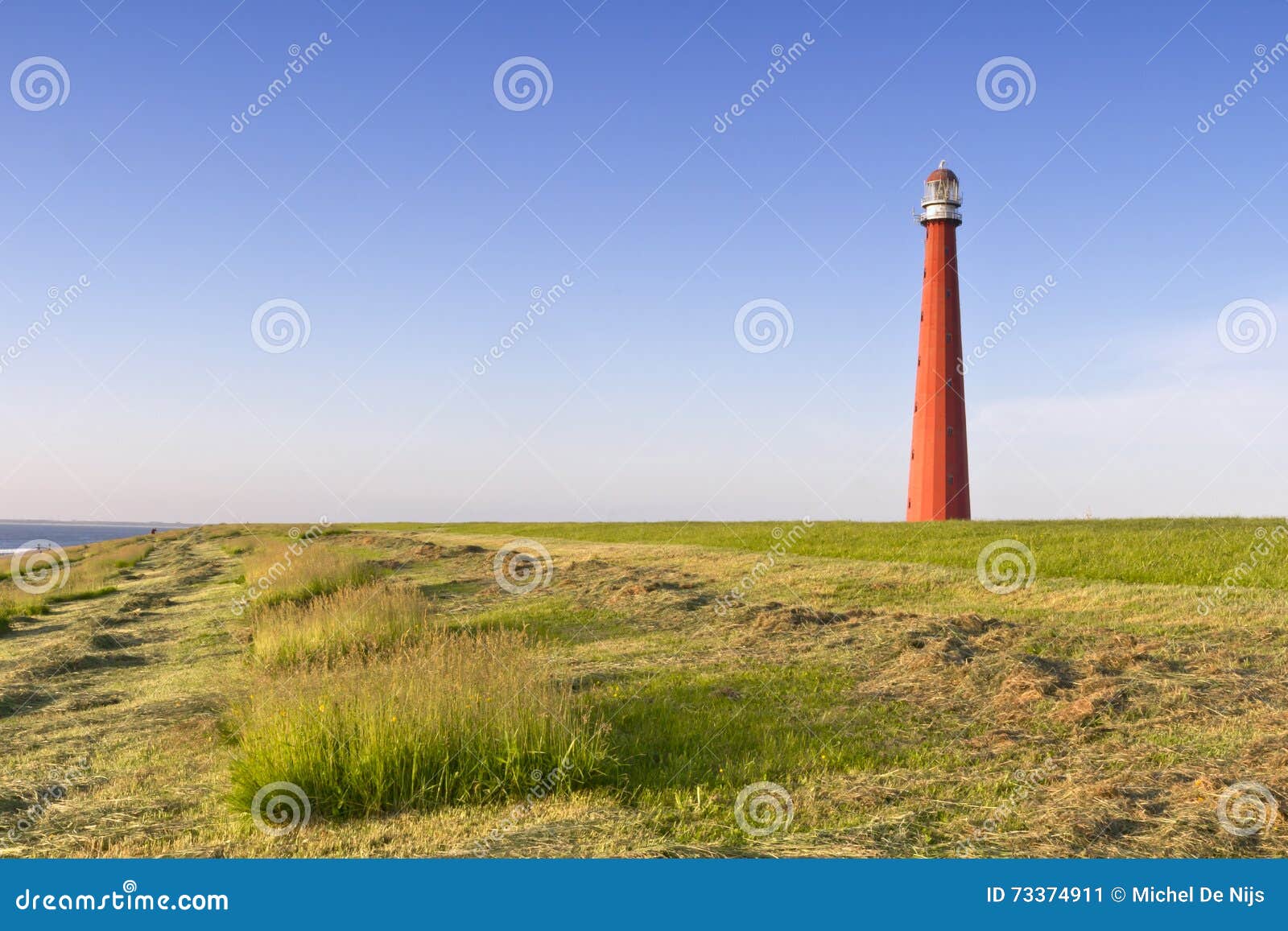 Lighthouse Lange Jaap Den Helder Netherlands Stock Image - Image of ...