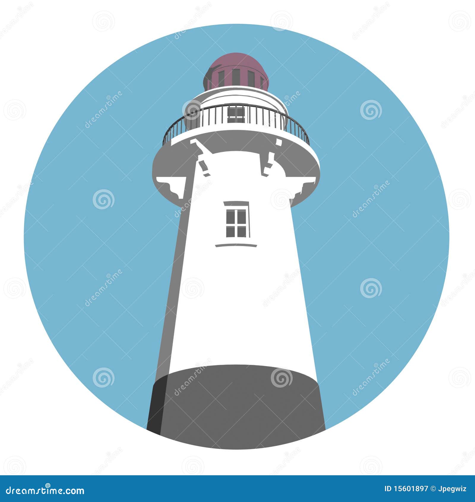 Lighthouse Logo Vector Illustration | CartoonDealer.com #42490550