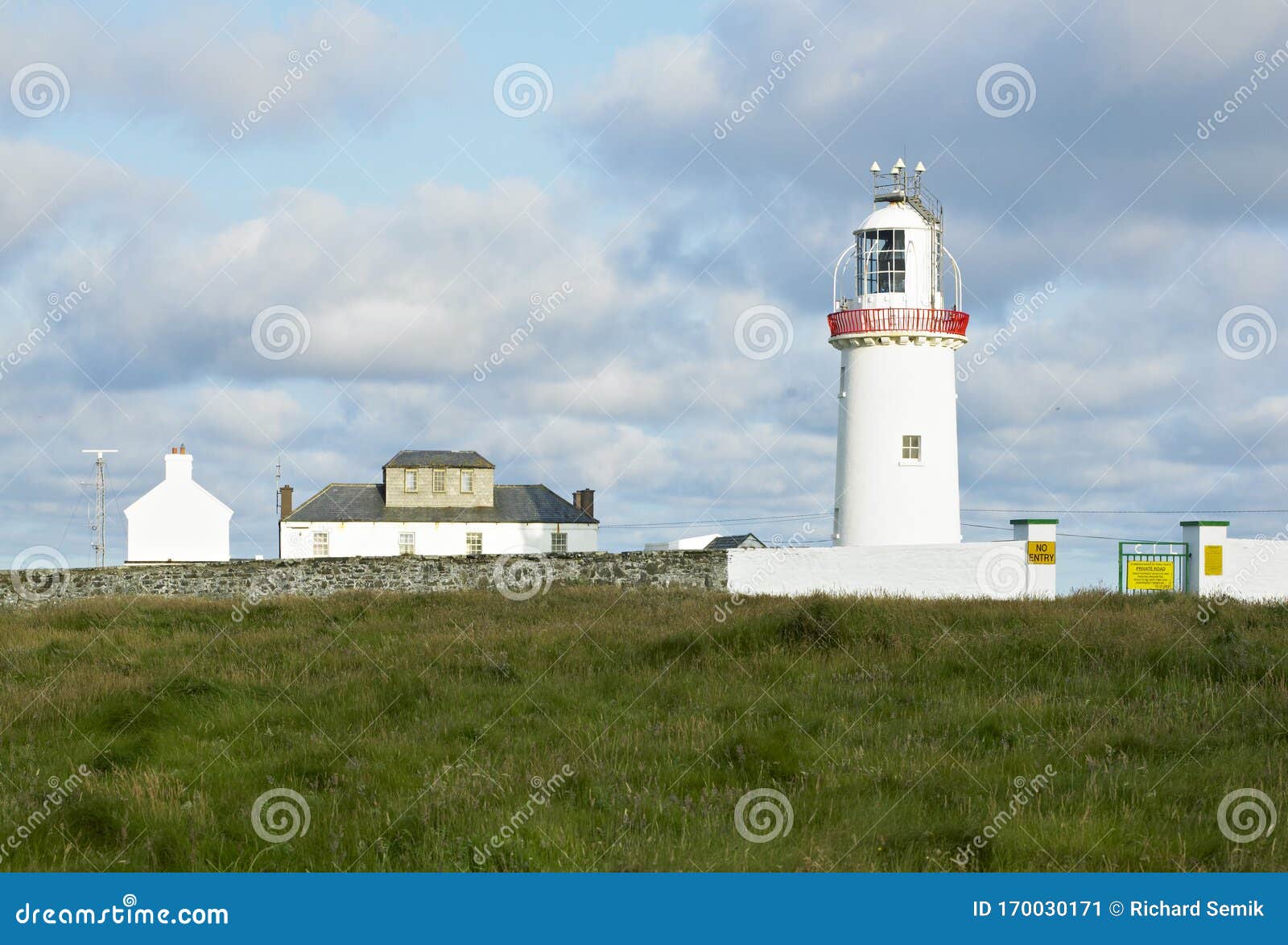 Lighthouse, Loop Head, County Clare, Ireland Stock Image - Image of ...