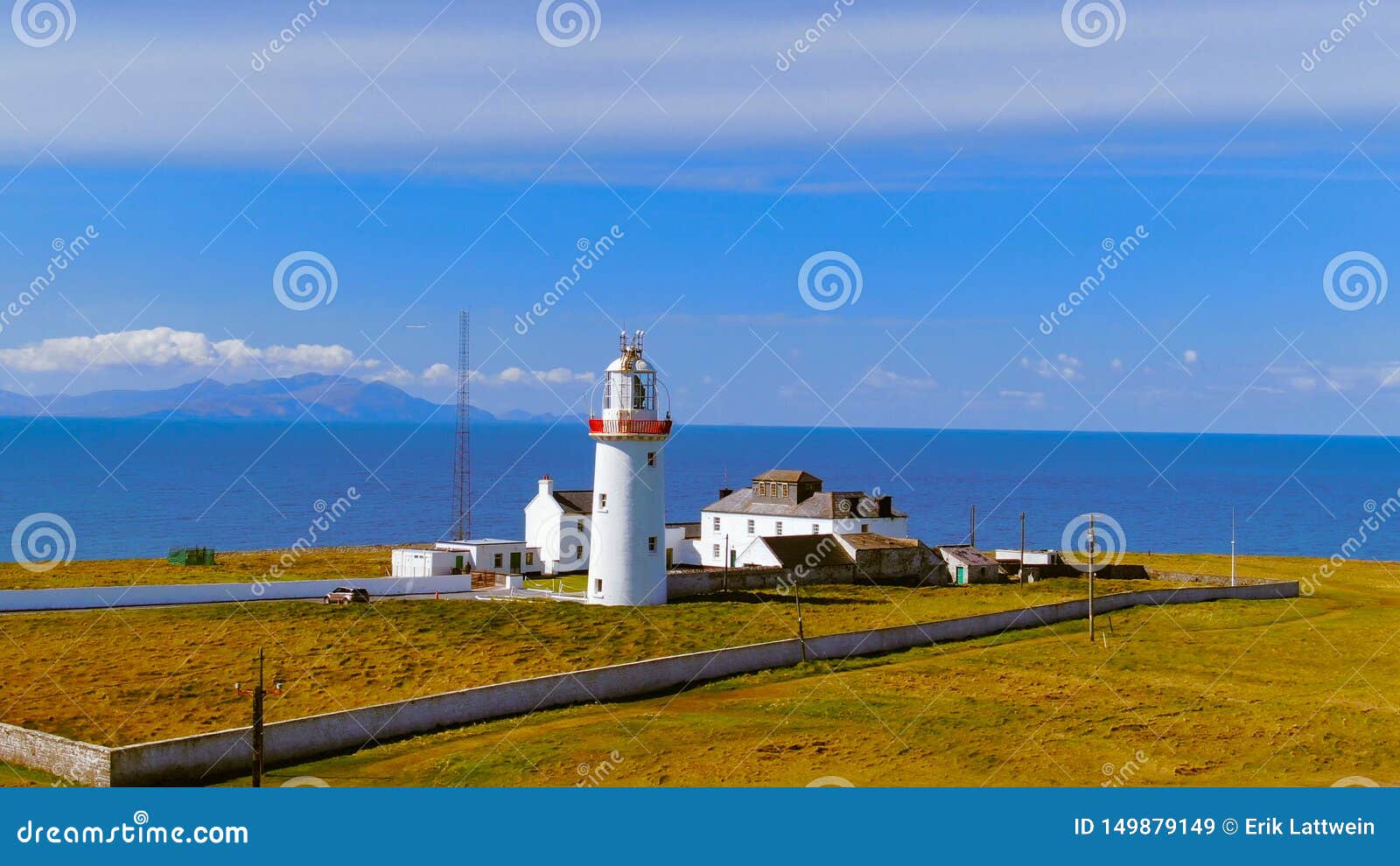 The Lighthouse at Loop Head on the Irish West Coast Stock Image - Image ...