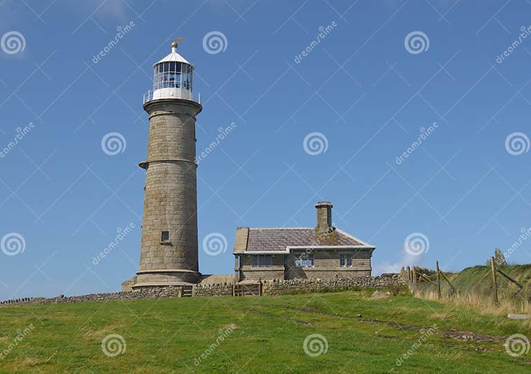 Lighthouse Lundy Island stock image. Image of devon, unspoilt - 28783679