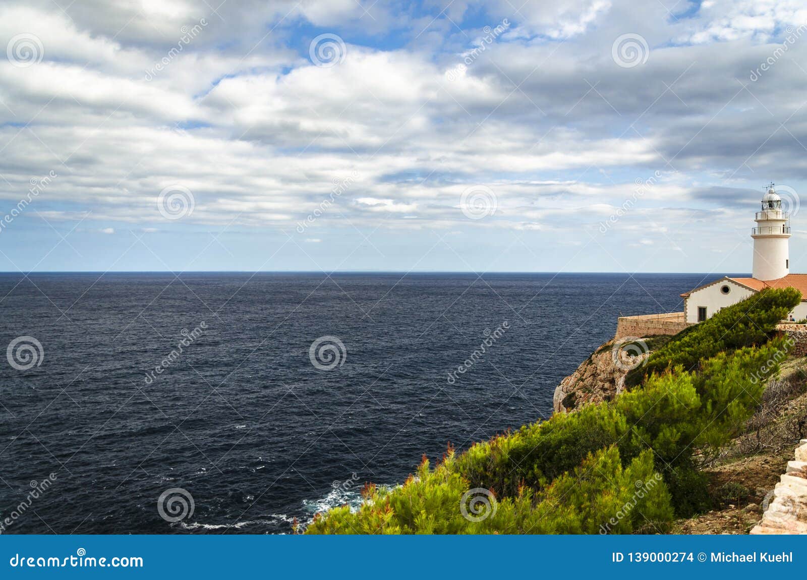 The Capdepera Lighthouse Located At The Easternmost Point Of Mallorca ...